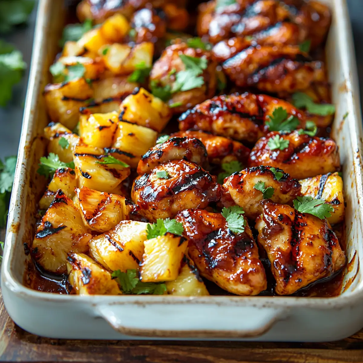 Easy Barbecue Pineapple Chicken That Melts in Your Mouth - Tasty Meat
