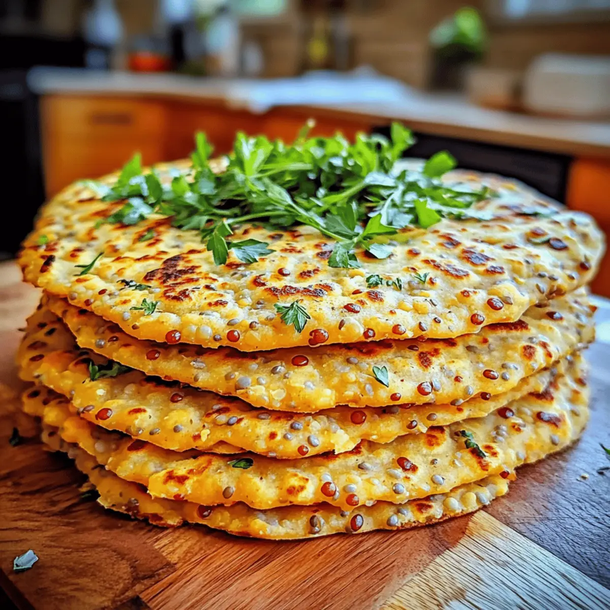 Unbelievably Easy High-Protein Red Lentil Flatbread Recipe - Tasty Meat